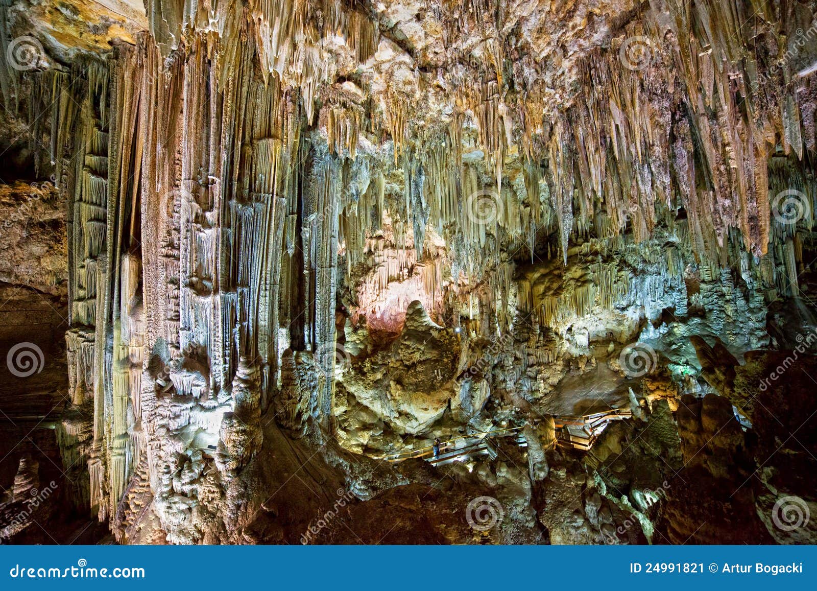 Nerja Caves in Spain stock image. Image of beauty, popular - 24991821