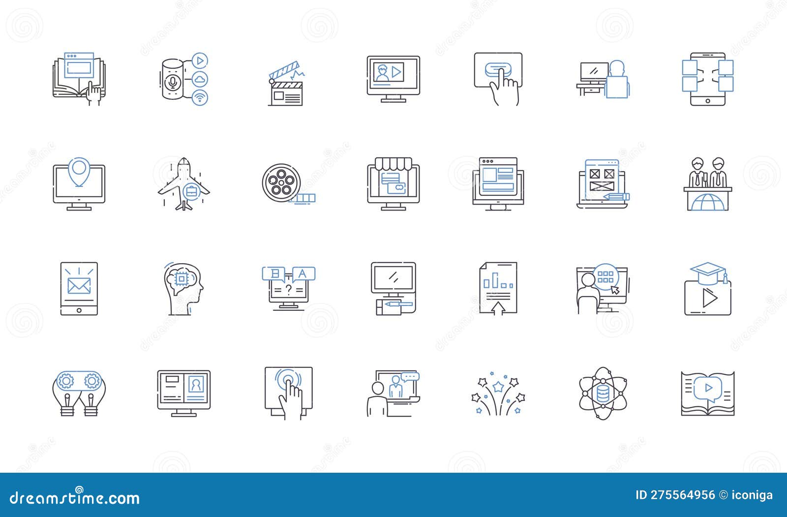Nerk Software Line Icons Collection. Innovative, Streamlined, Intuitive ...