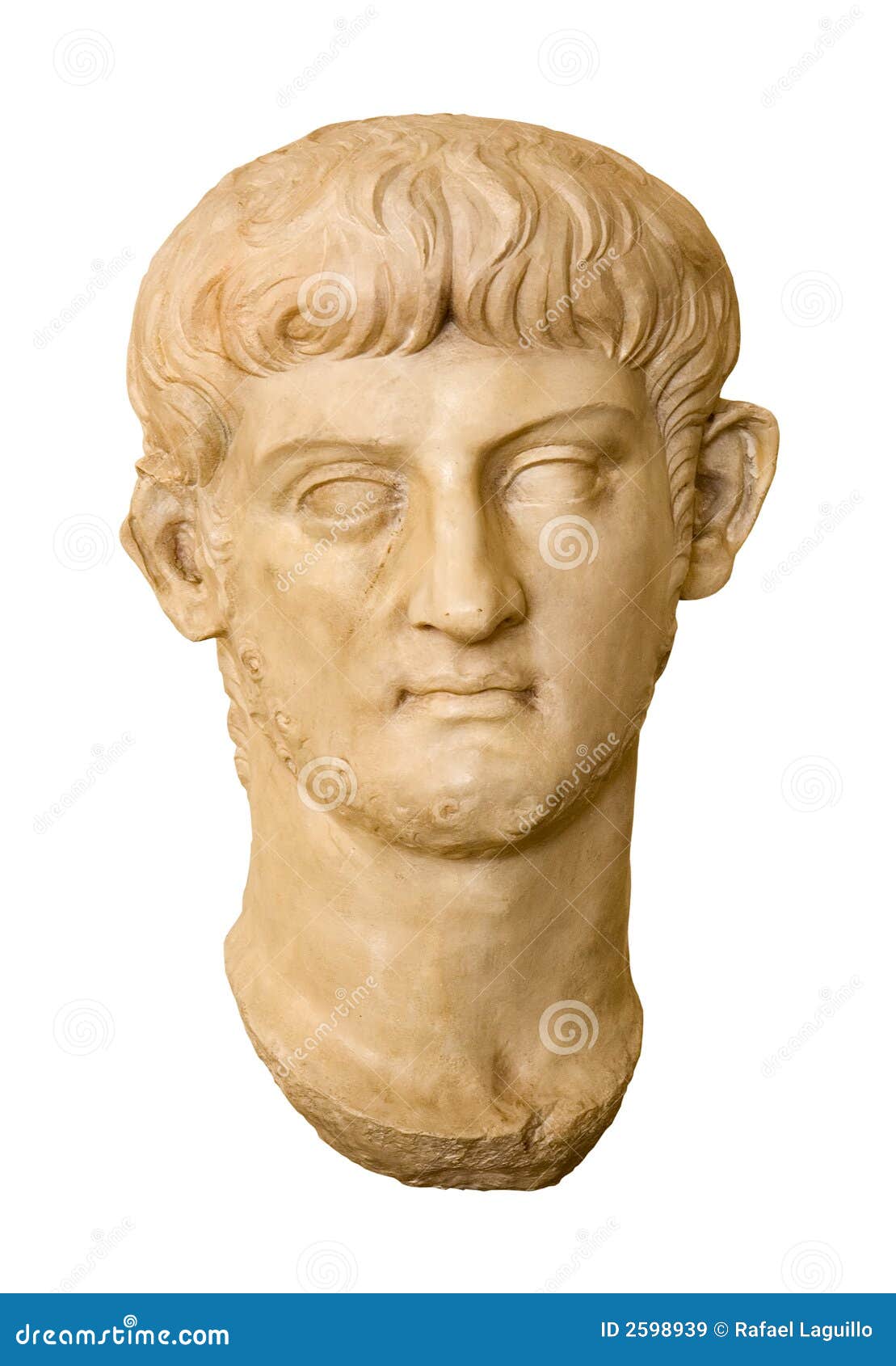 Nero, imperatore romano immagine stock. Immagine di intagliato - 2598939