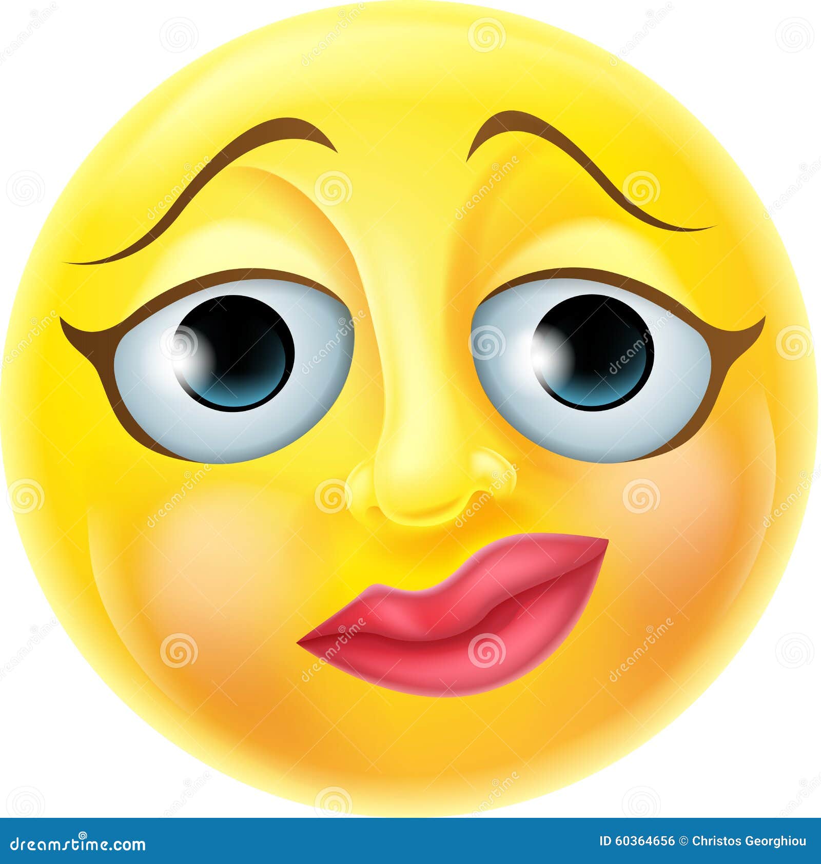 Nervös Emoji Emoticon vektor illustrationer. Illustration av generat ...