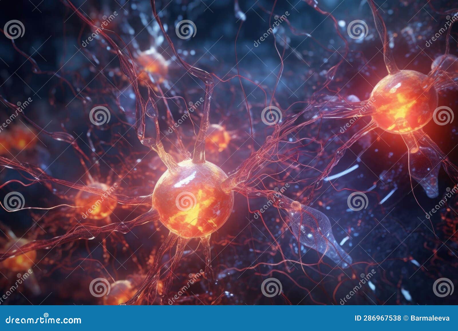 Micrograph Of Synapses In The Brain: A Vivid Illustration Of Neural ...