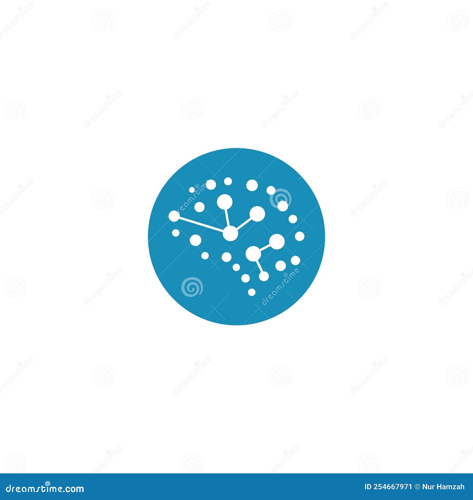 Nerve Cell Logo or Neuron Logo with Vector Template Stock Vector ...