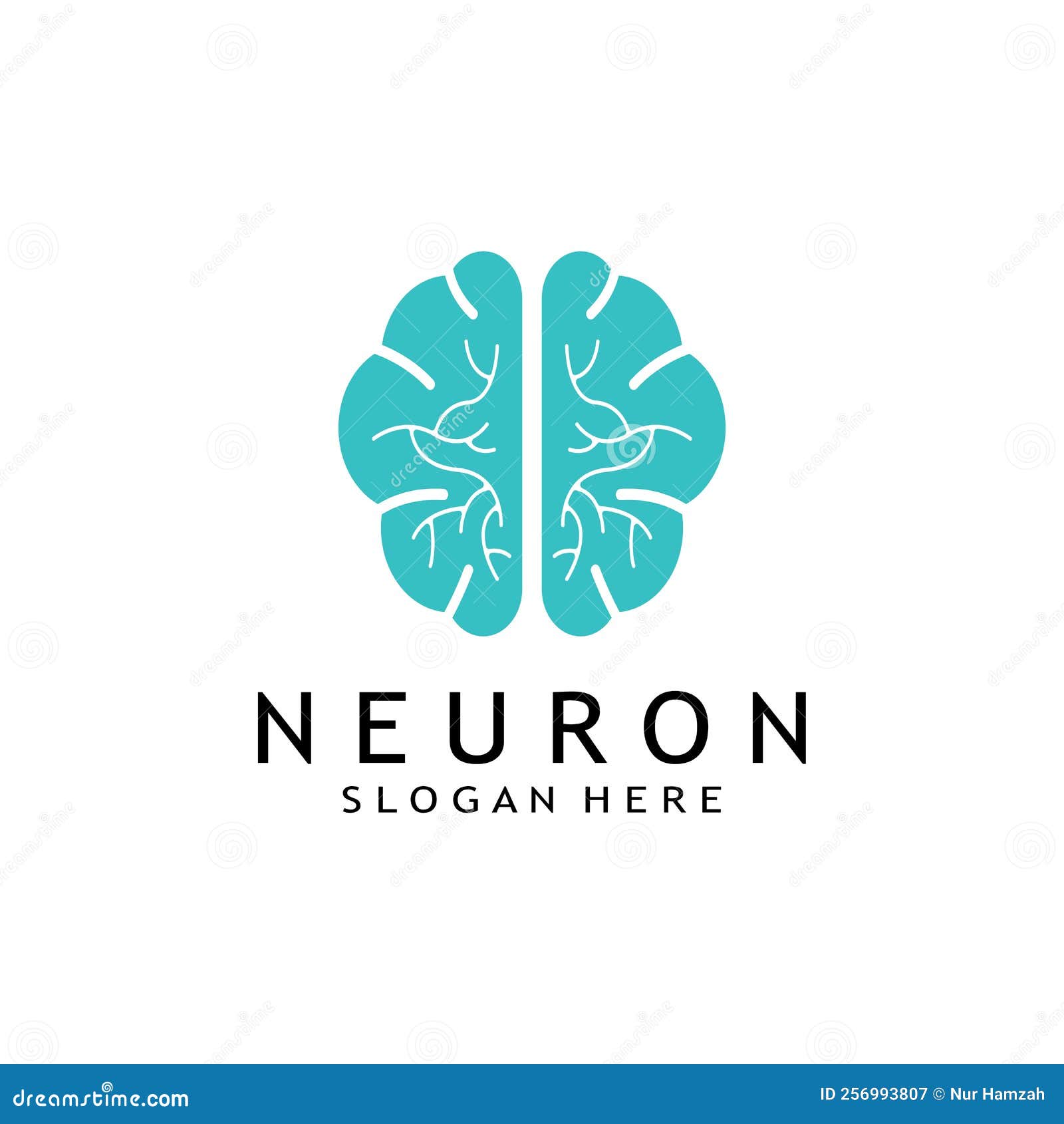 Nerve Cell Logo or Neuron Logo with Vector Template Stock Vector ...