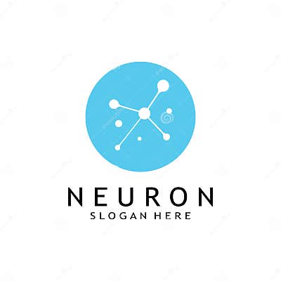 Nerve Cell Logo or Neuron Logo with Vector Template Stock Vector ...