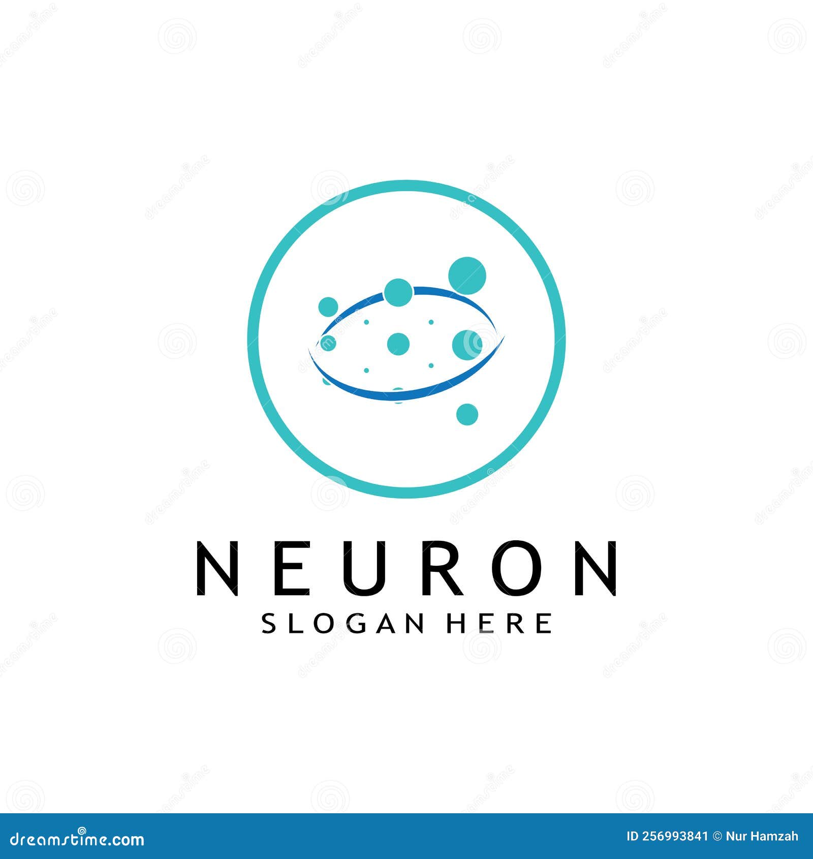Nerve Cell Logo or Neuron Logo with Vector Template Stock Vector ...