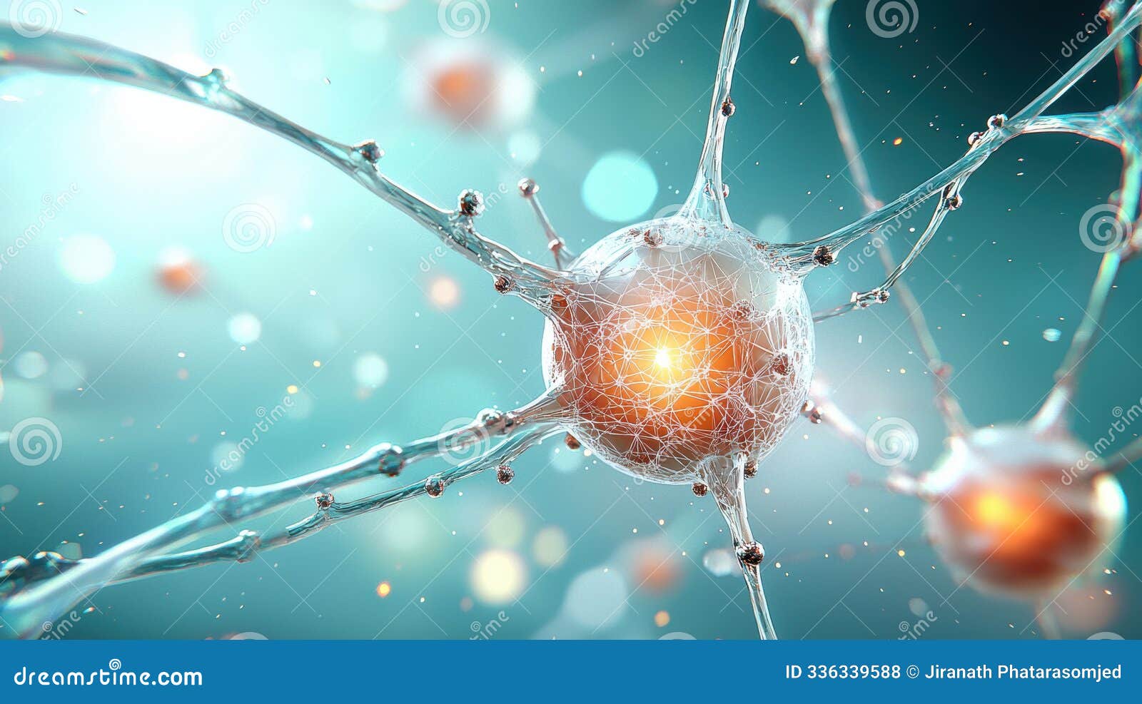 Nerve Cell Structure stock illustration. Illustration of biology ...