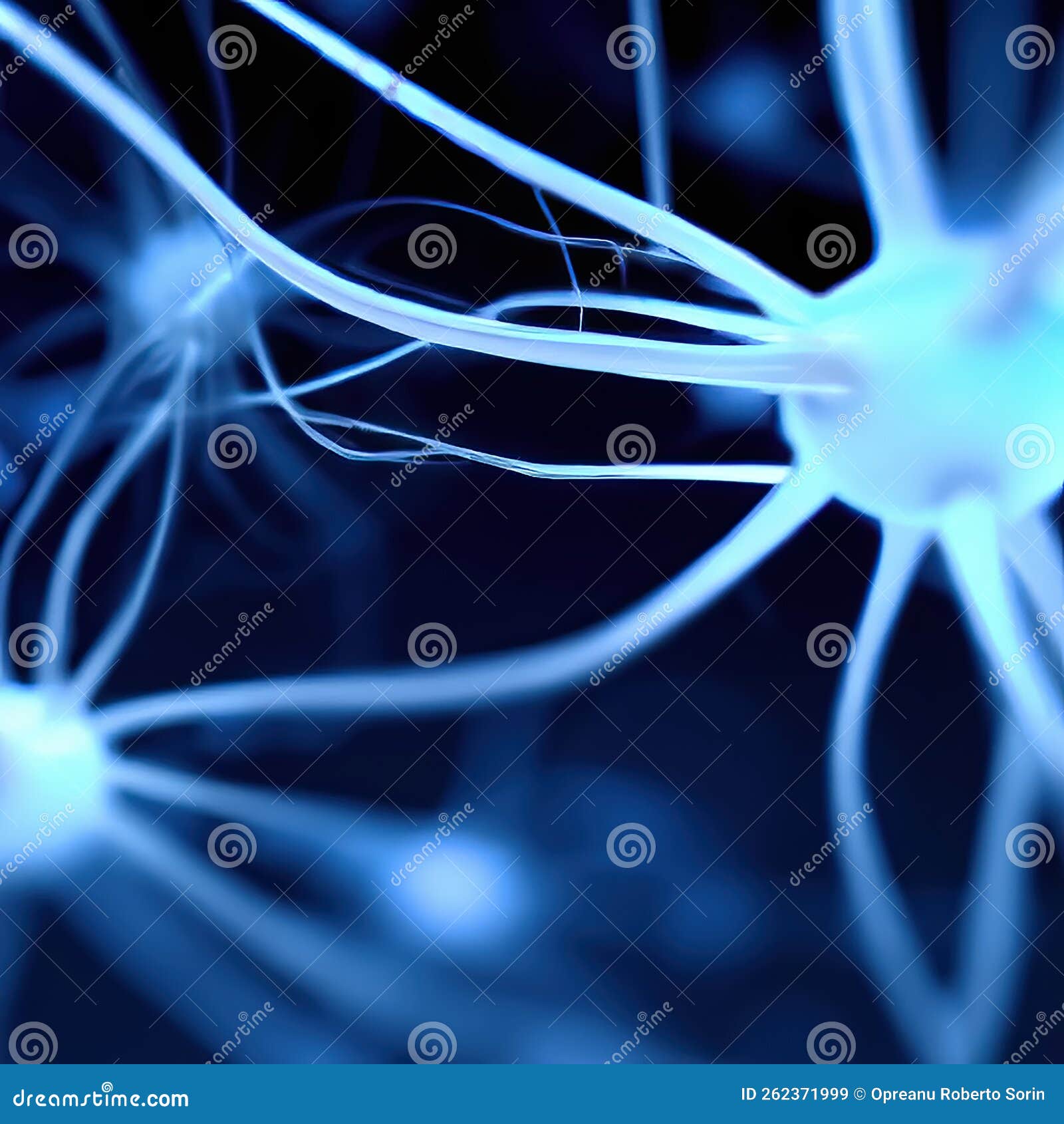 Nerve Cells and Electrical Pulses. Stock Illustration - Illustration of ...