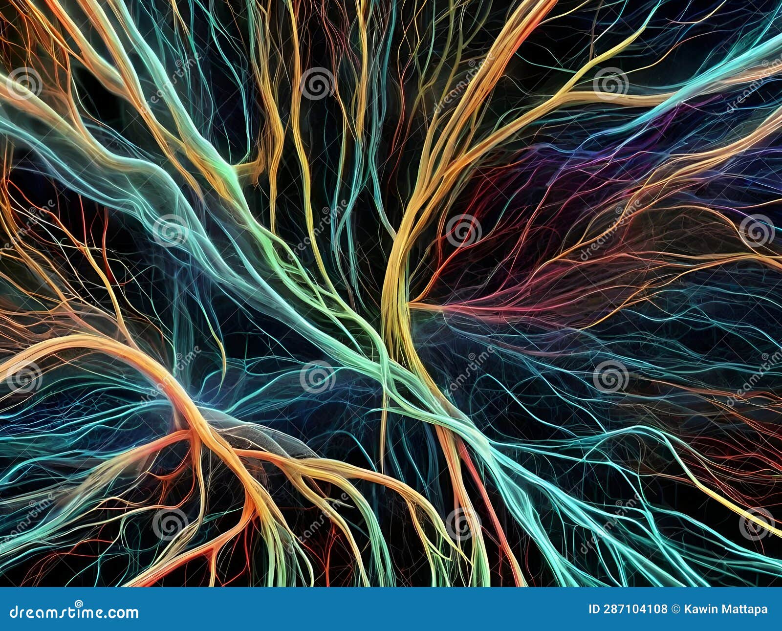Nerve science Background stock illustration. Illustration of circle ...