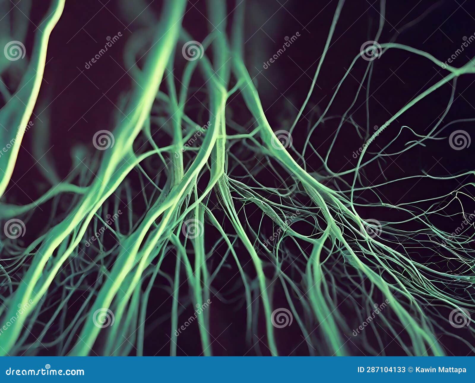 Nerve science Background stock illustration. Illustration of generated ...