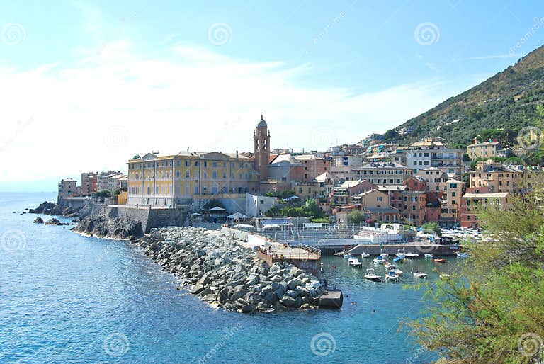 Nervi - Italy stock photo. Image of genoa, port, town - 16525752