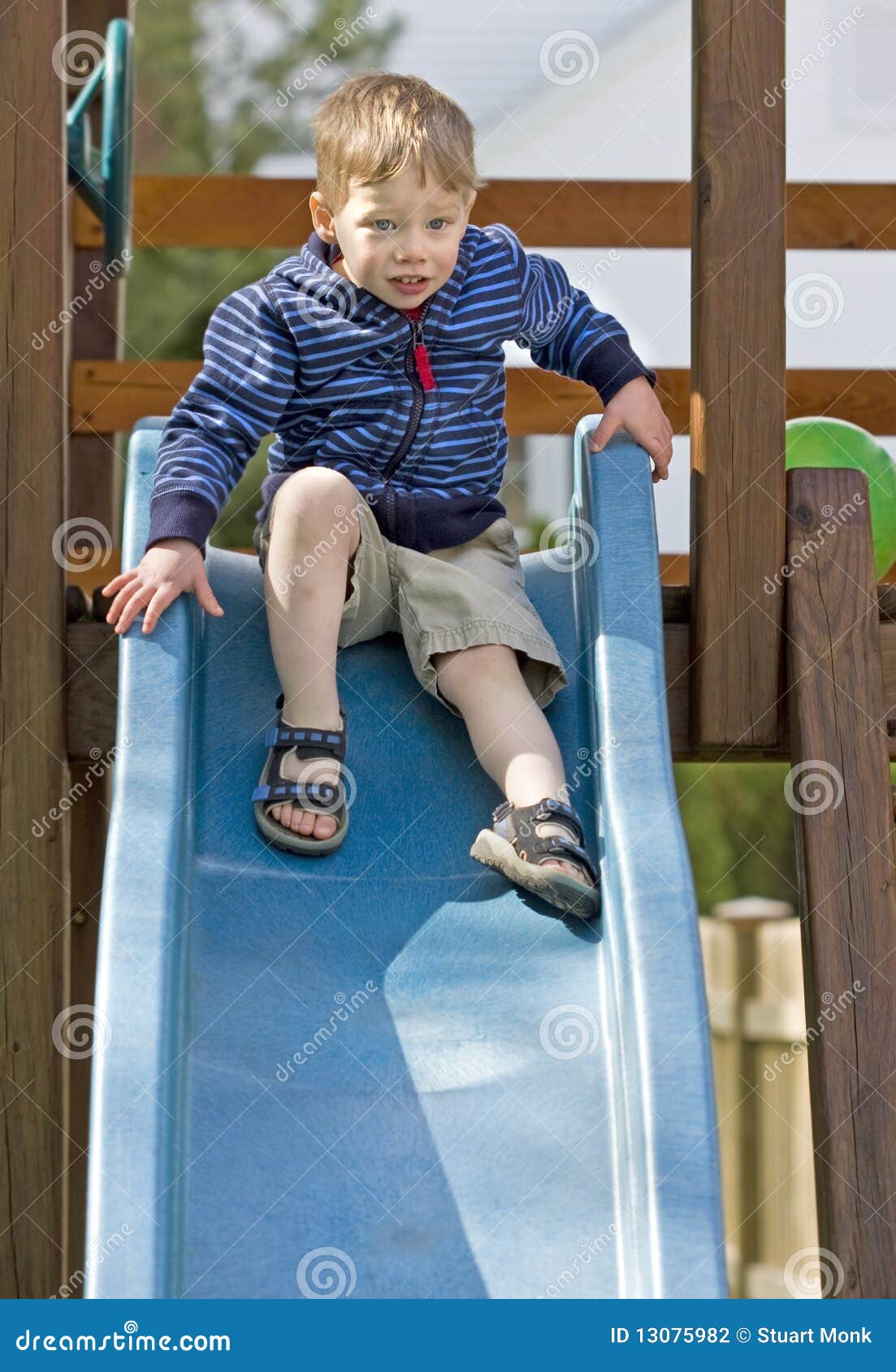 Nervous boy stock photo. Image of frightened, sandals - 13075982