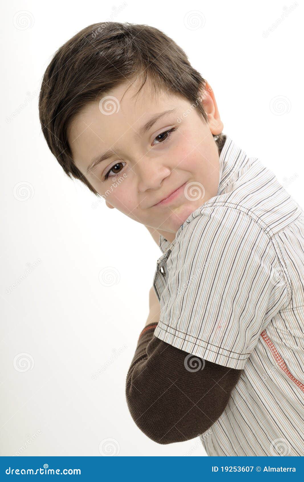Nervous boy gesturing stock image. Image of caucasian - 19253607