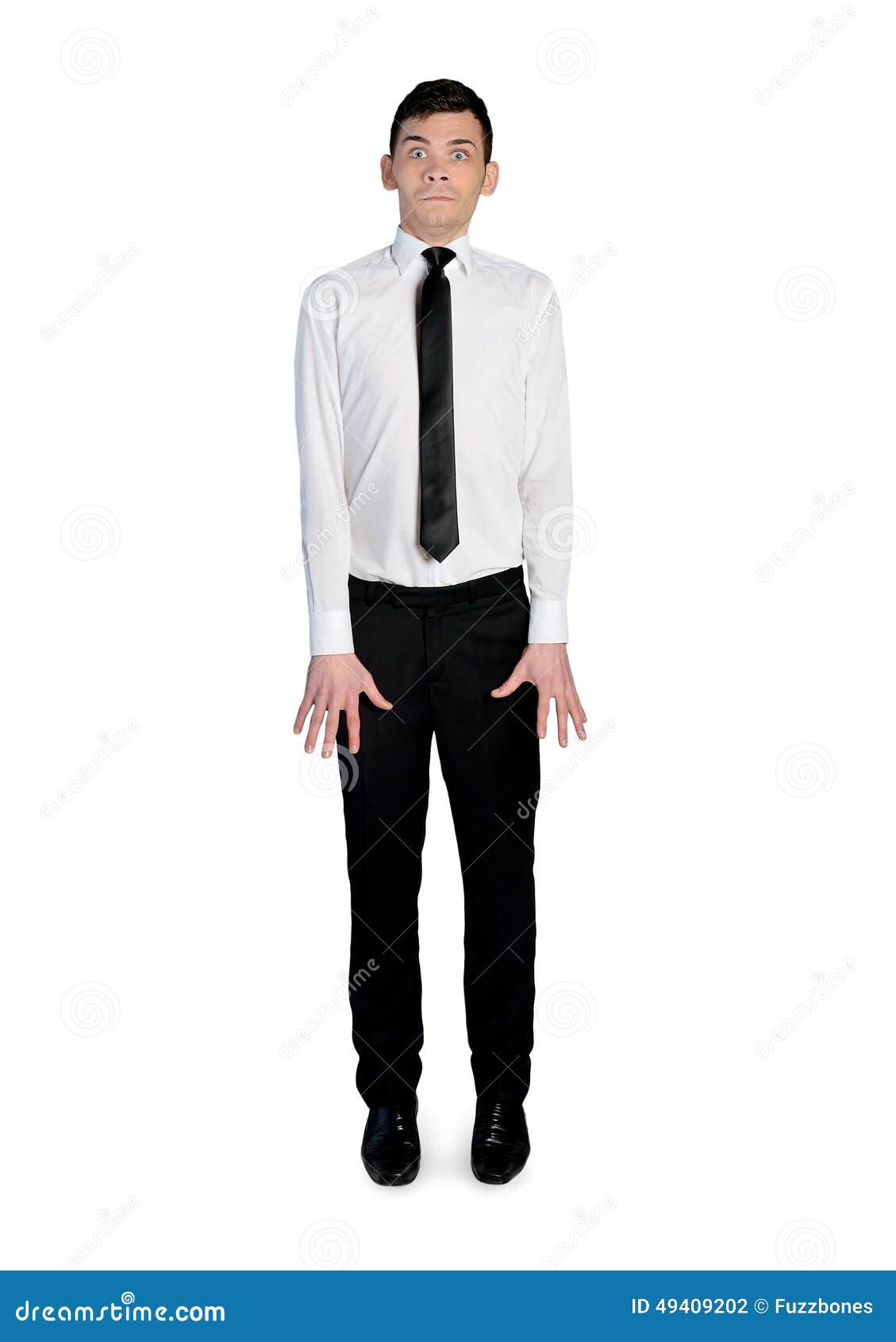 Nervous business man stock photo. Image of business, anxious - 49409202