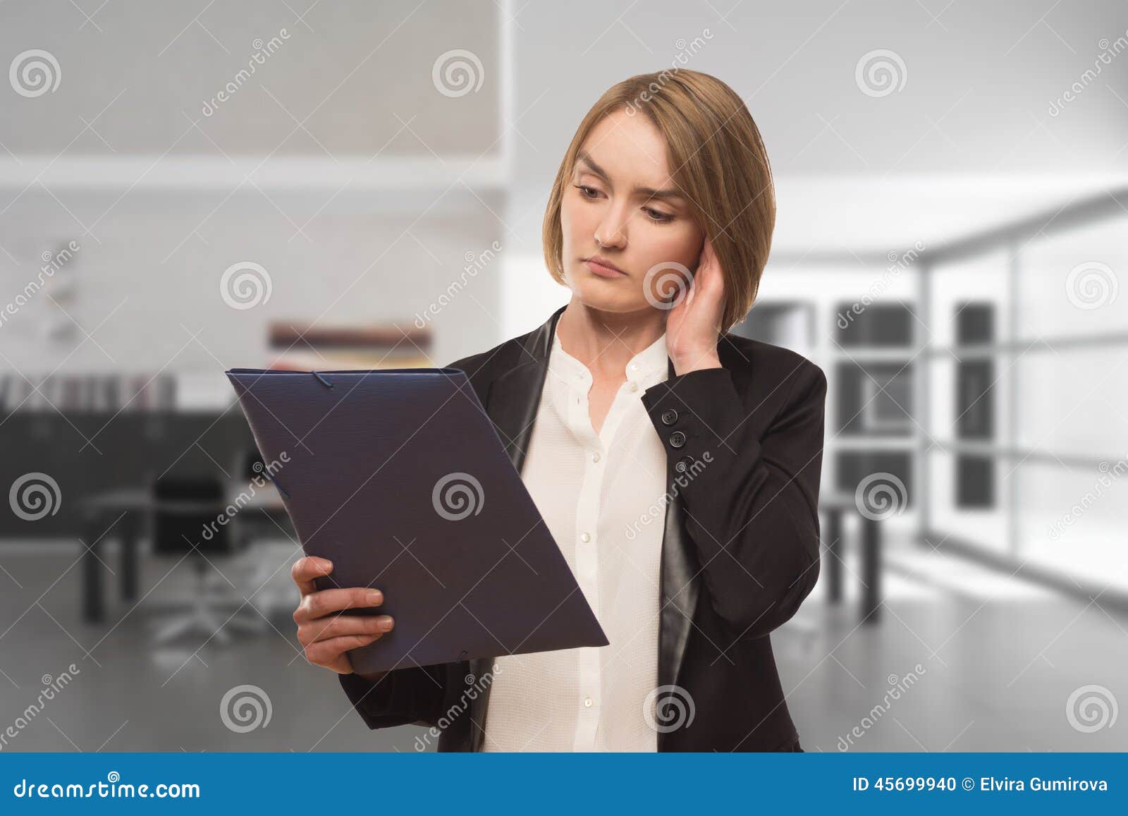 Nervous girl stock photo. Image of fragrance, feminine - 45699940