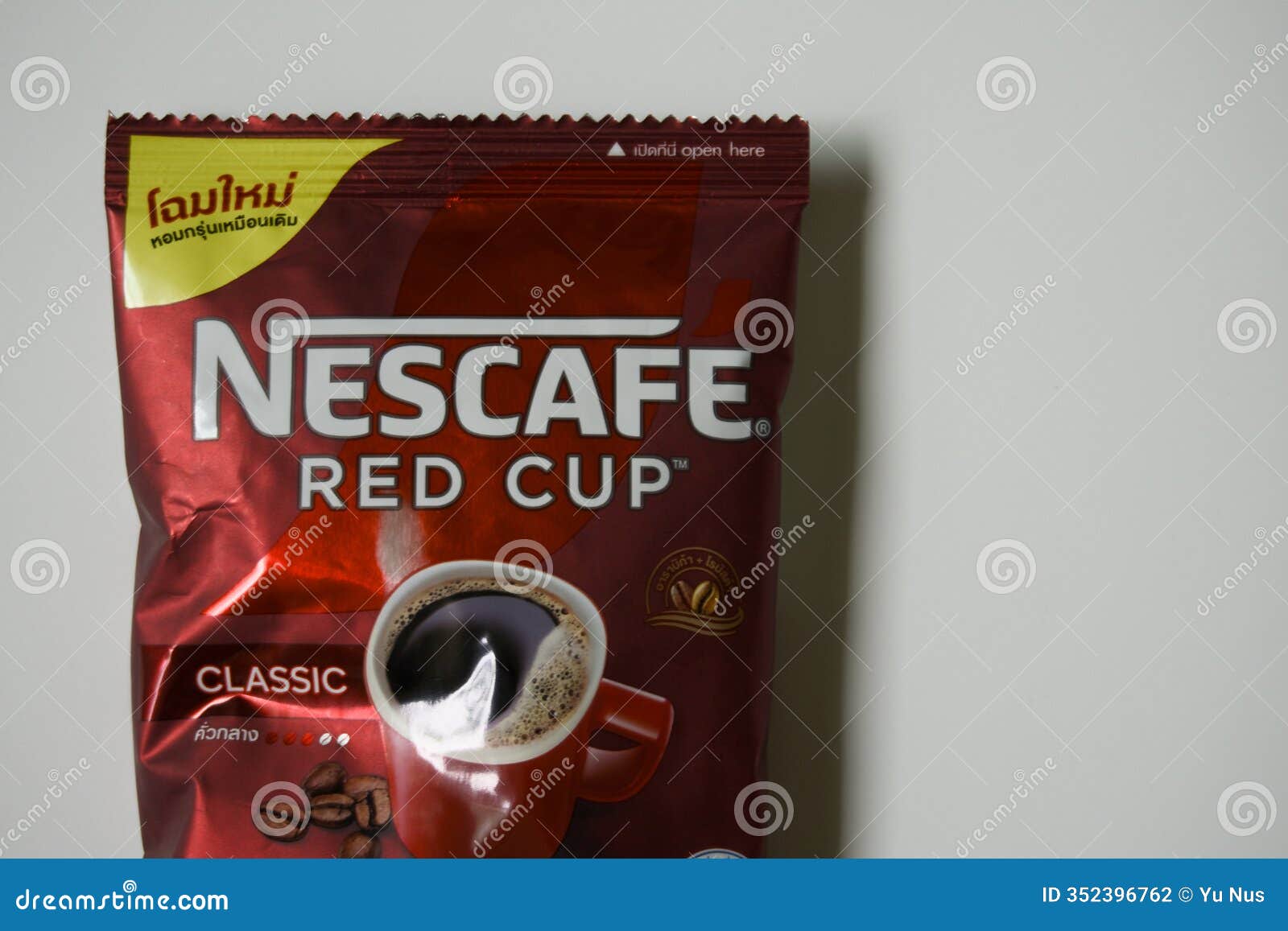 Nescafe Redcup Package on White Background Editorial Photography ...