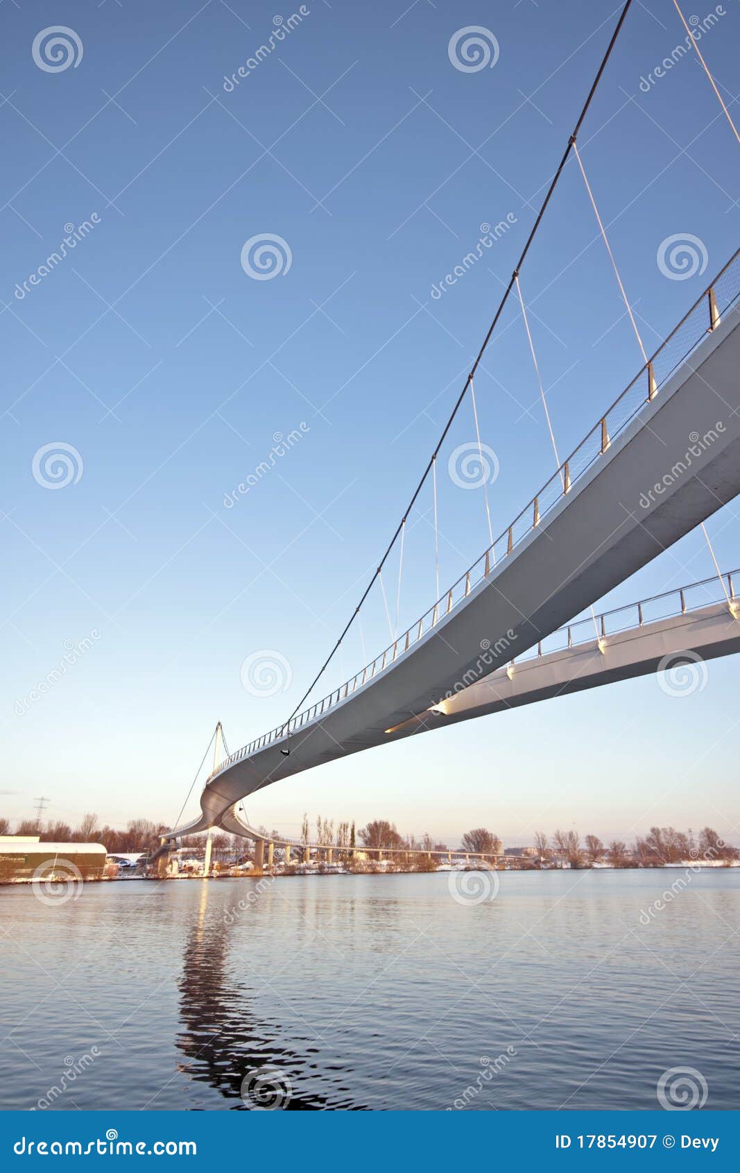 The Nescio Bridge in Amsterdam Netherlands Stock Image - Image of ...