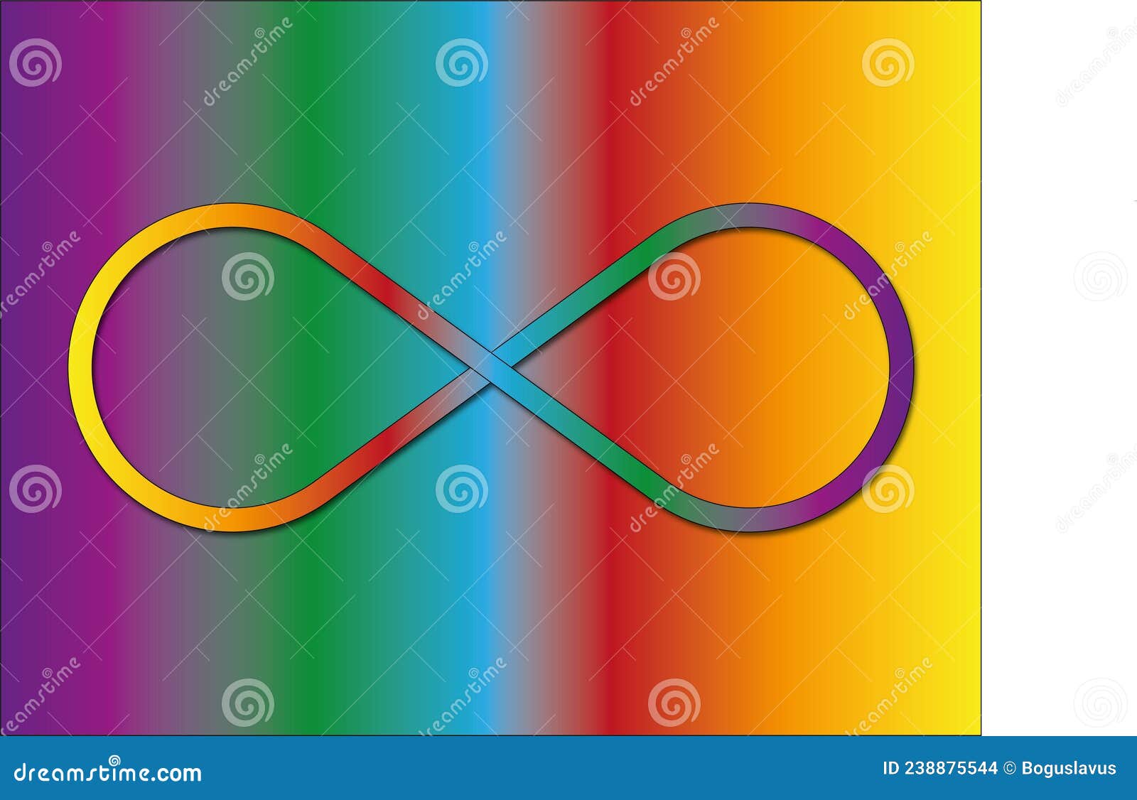 Graphics Showing the Infinity Symbol. Stock Illustration - Illustration ...