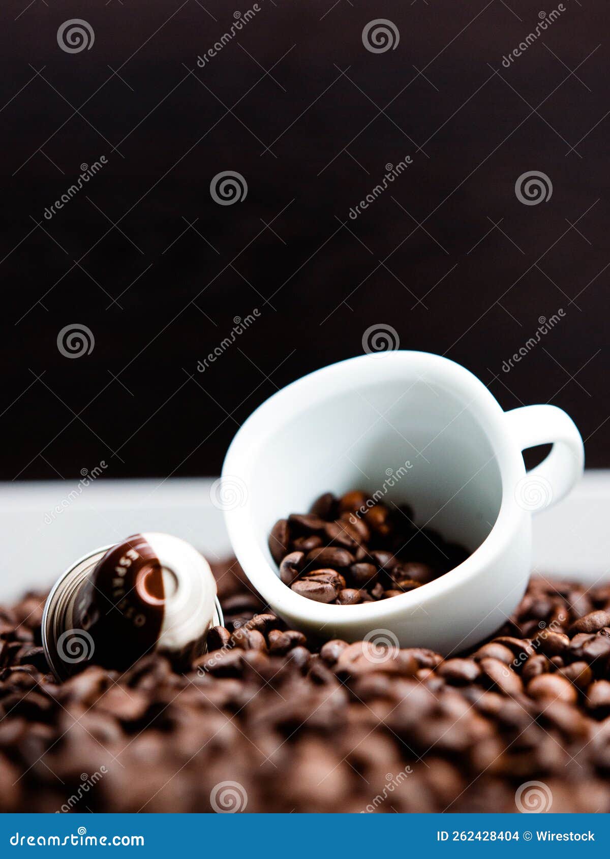 Nespresso Coffee series stock photo. Image of bean, beans - 262428404