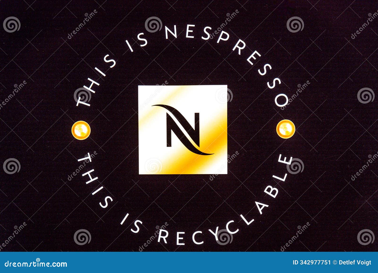 Nespresso Recyclable Logo Editorial Photo | CartoonDealer.com #342977751