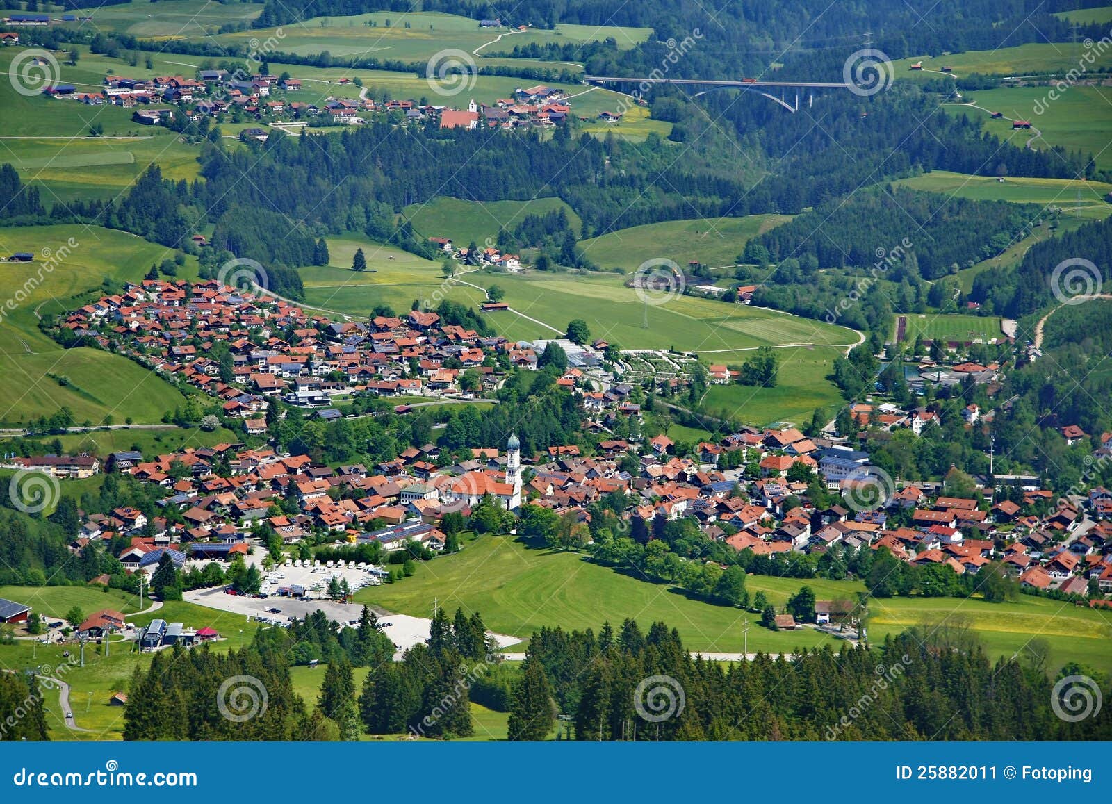 Nesselwang stock image. Image of tourism, mountains, landscape - 25882011