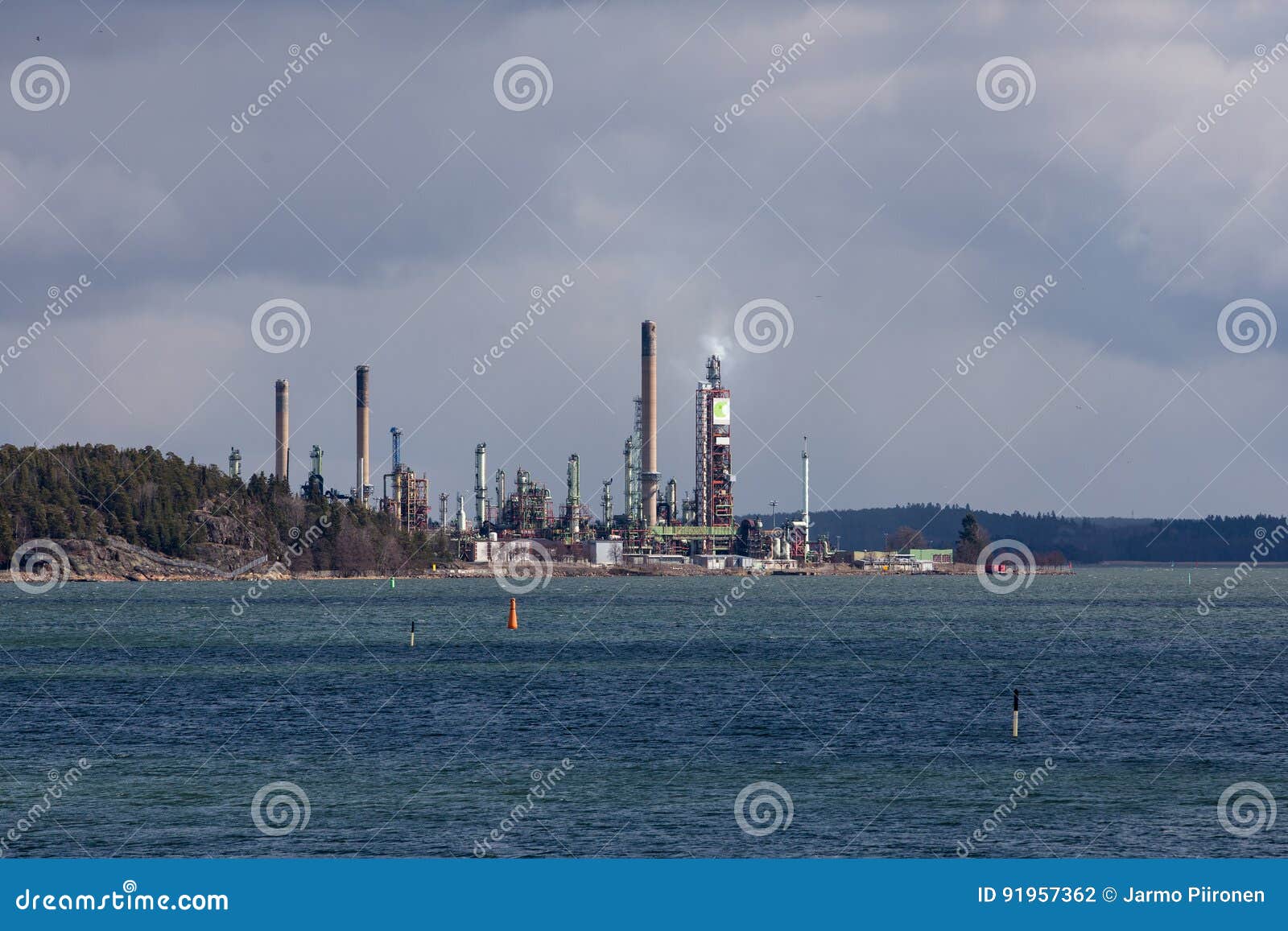 Neste Refinery editorial photography. Image of petrochemical - 91957362