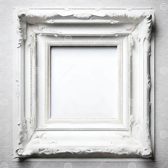 Nested Square Frame: Blank Canvas for Creative Expression Stock ...