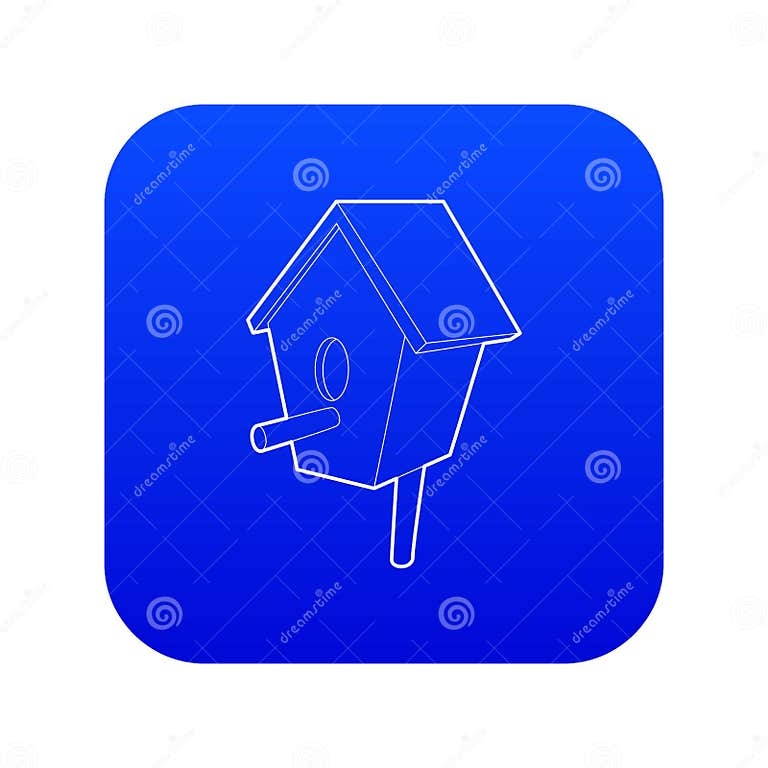 Nesting Box Icon Blue Vector Stock Vector - Illustration of handmade ...