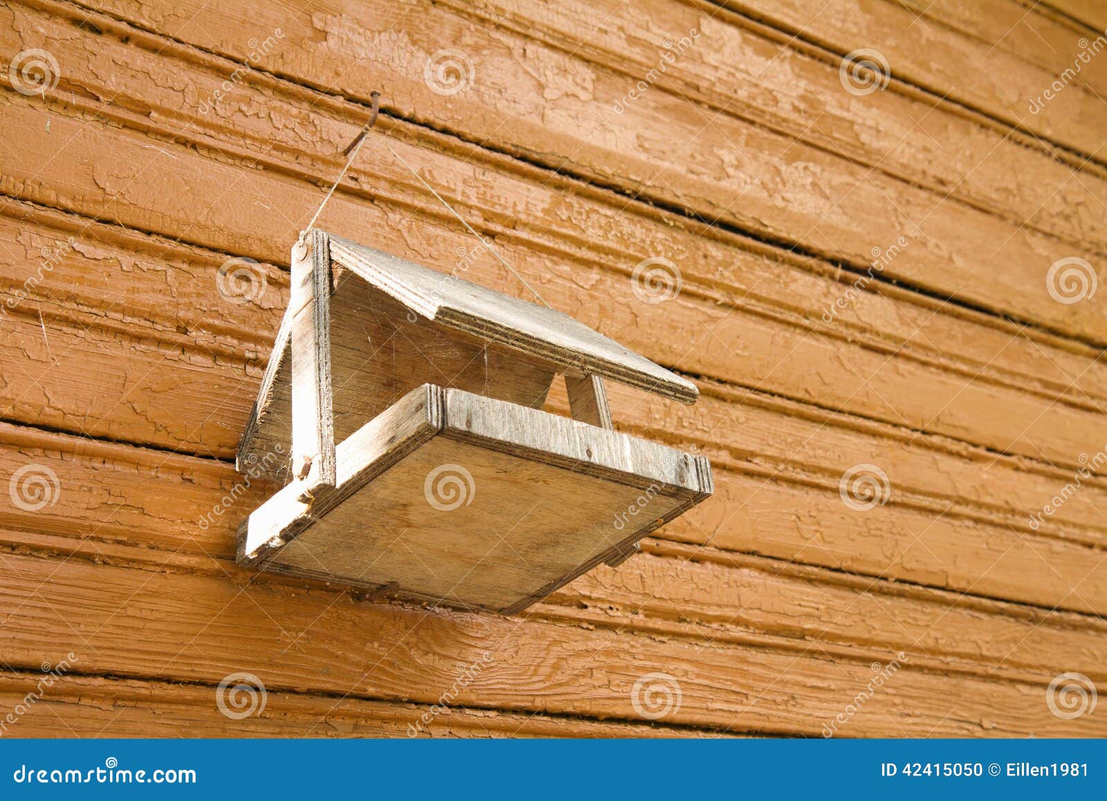 Nesting Box on Wooden Background Stock Photo - Image of building ...