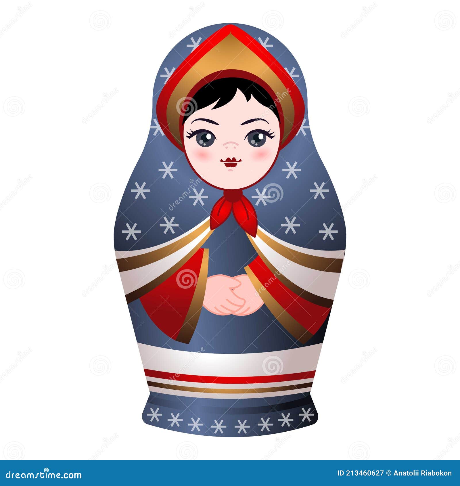 Nesting Doll Icon, Cartoon Style Stock Vector - Illustration of nesting ...