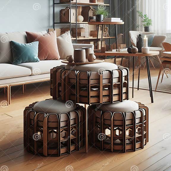 34 84. Nesting Stools - a Set of Portable, Compact Stools that Stock ...