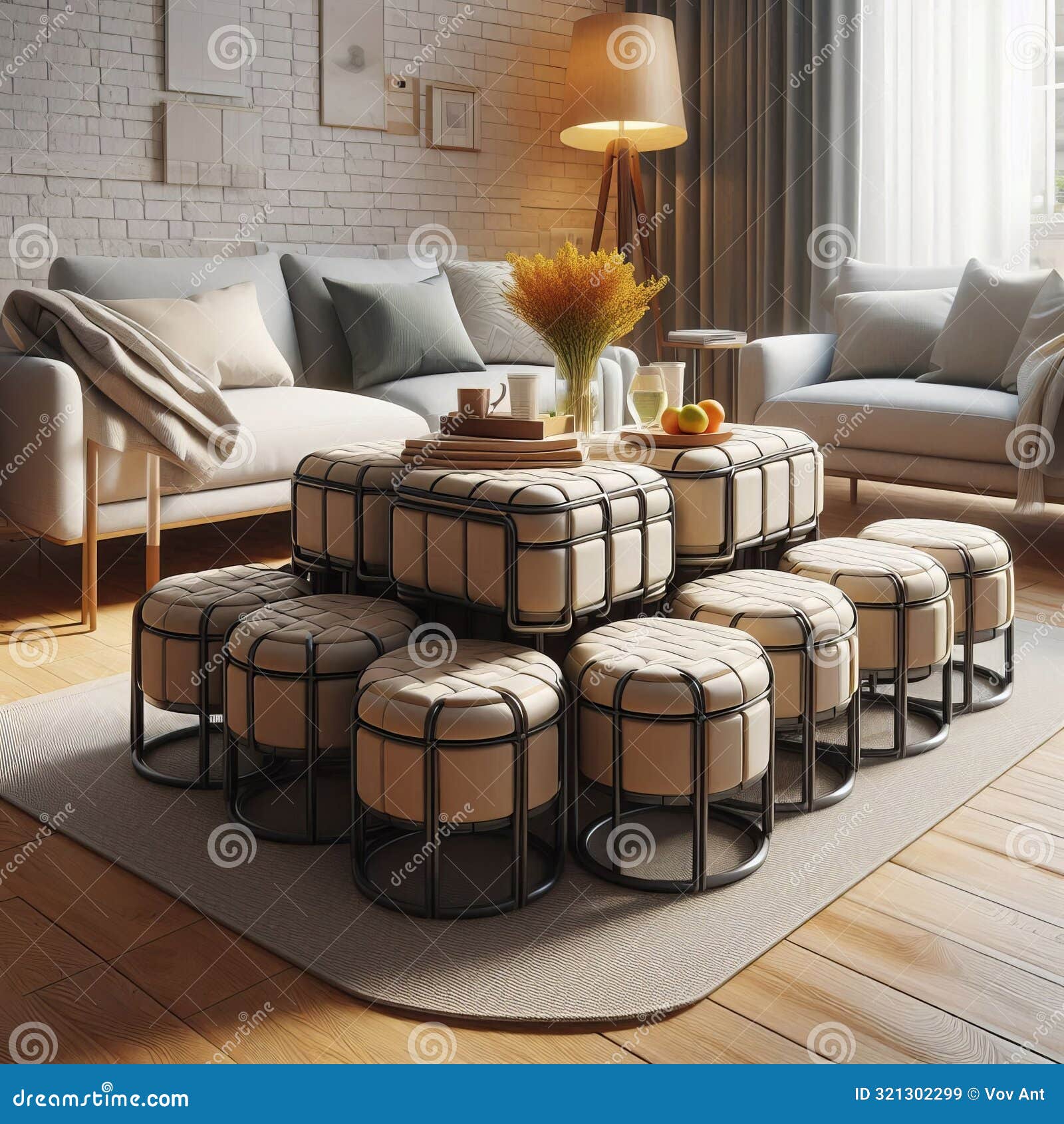 36 84. Nesting Stools - A Set Of Portable, Compact Stools That Royalty ...