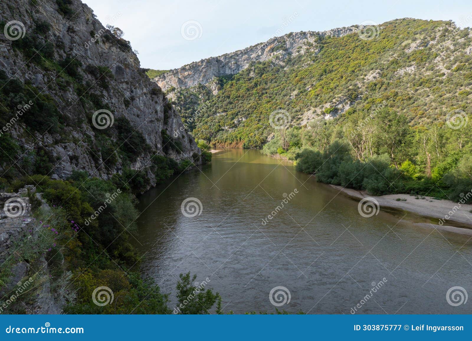 Nestos River and Gorge Greece Stock Image - Image of river, greece: 303875777