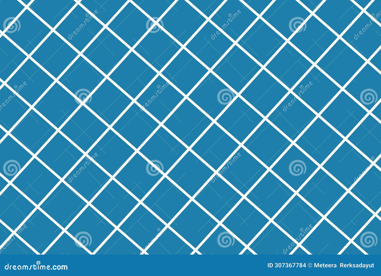 Tile Design: White Line Net Pattern on a Blue Background Stock ...