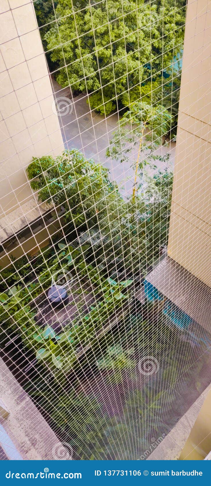 Net around building stock photo. Image of building, wraped - 137731106