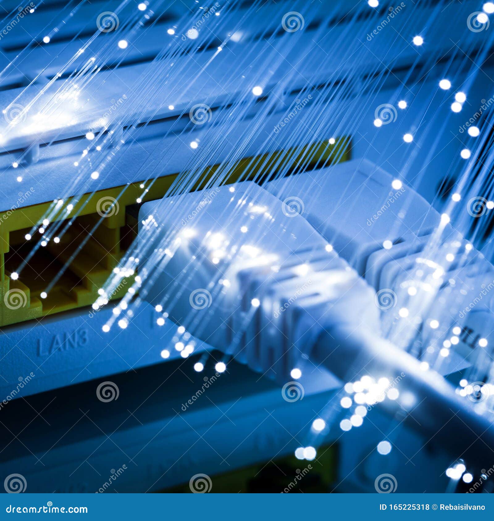 Net cable connection stock photo. Image of internet - 165225318