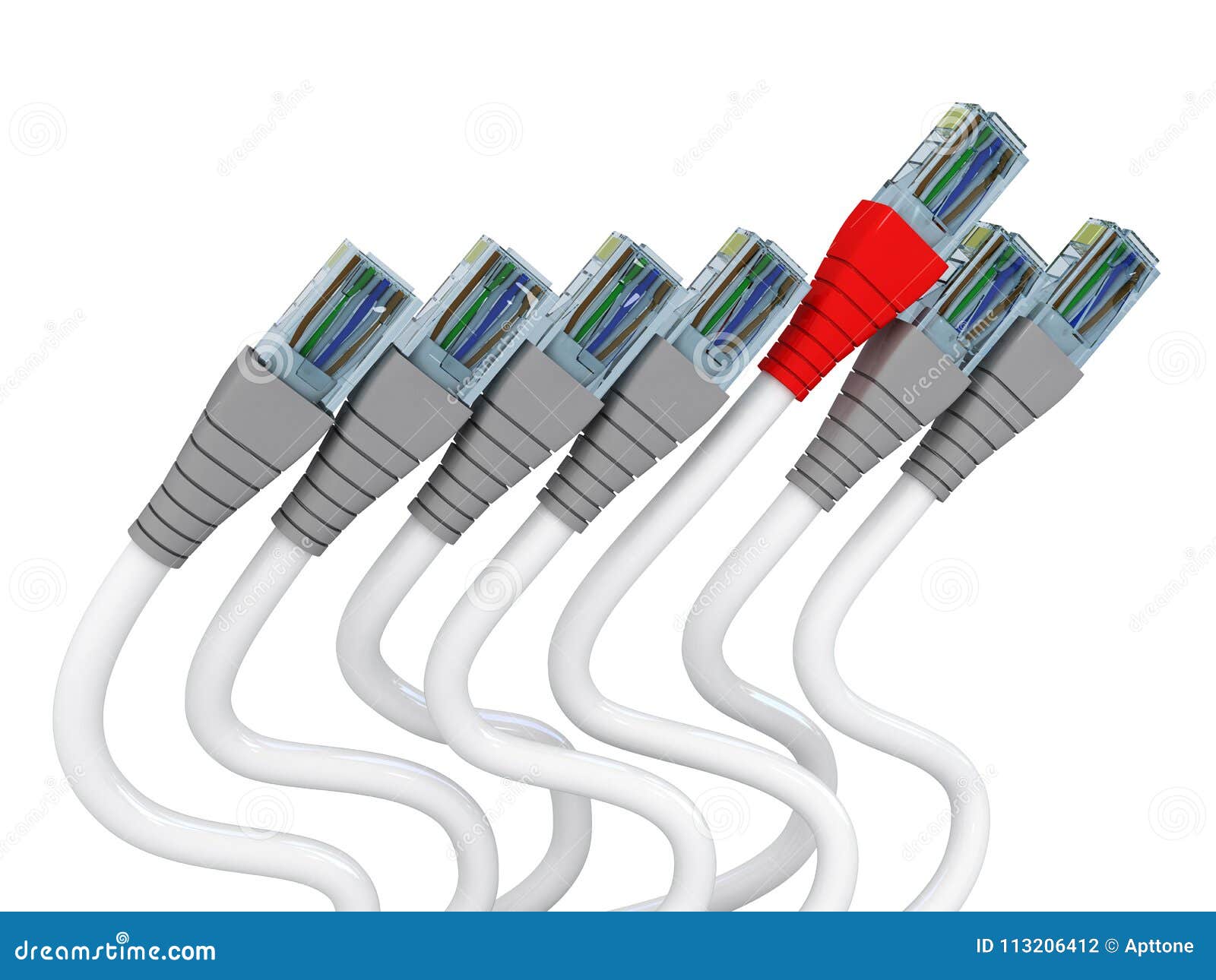 Net Cable. Macro Shot of Network Connection Plug. LAN Network ...