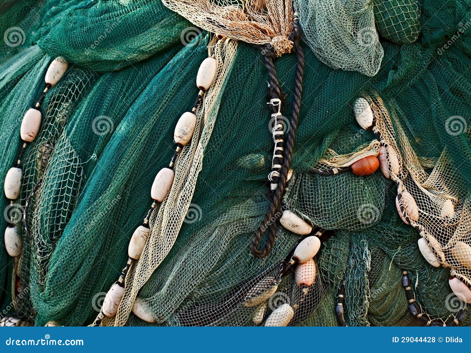 Net for catching fish stock photo. Image of green, cord - 29044428