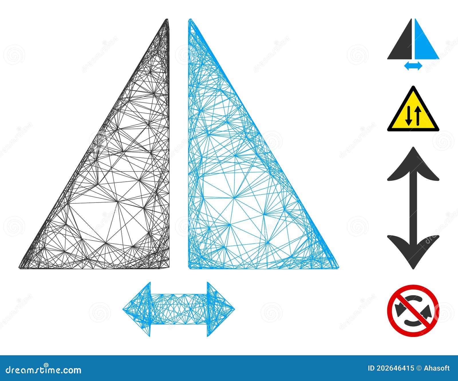 Net Flip Horizontally Vector Mesh Stock Vector - Illustration of grid ...