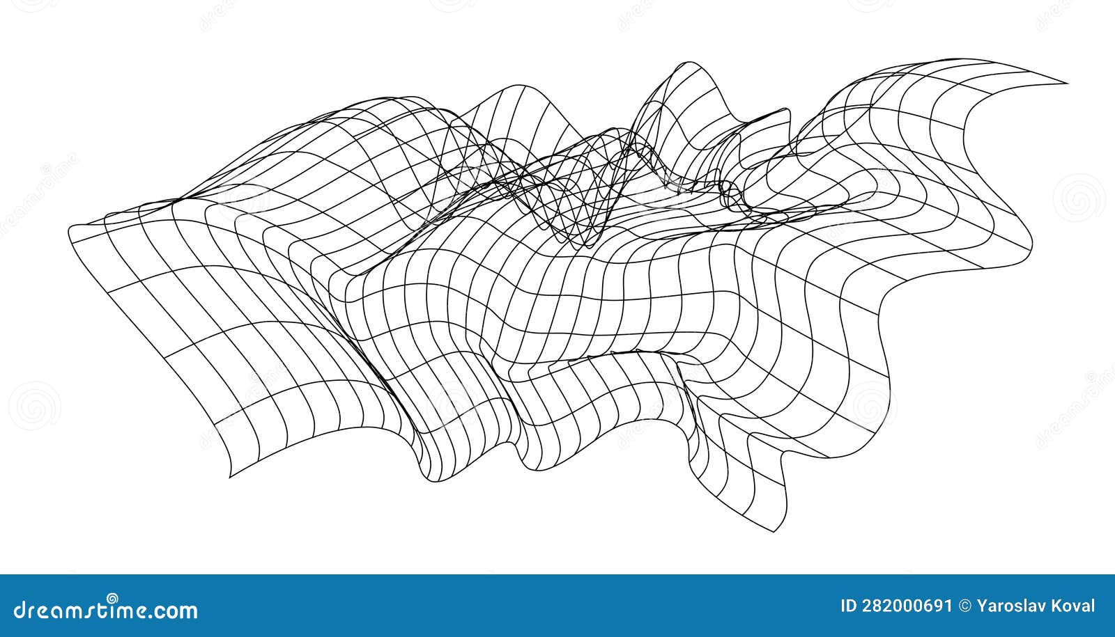 Net Flying Waving. Texture Wave Textile. Fabric Square Cells Sea Wind ...