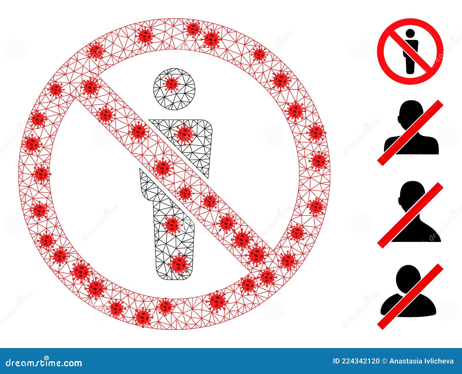 Forbidden Man Figure Collage Of Forbidden Man Figure Icons And Original ...