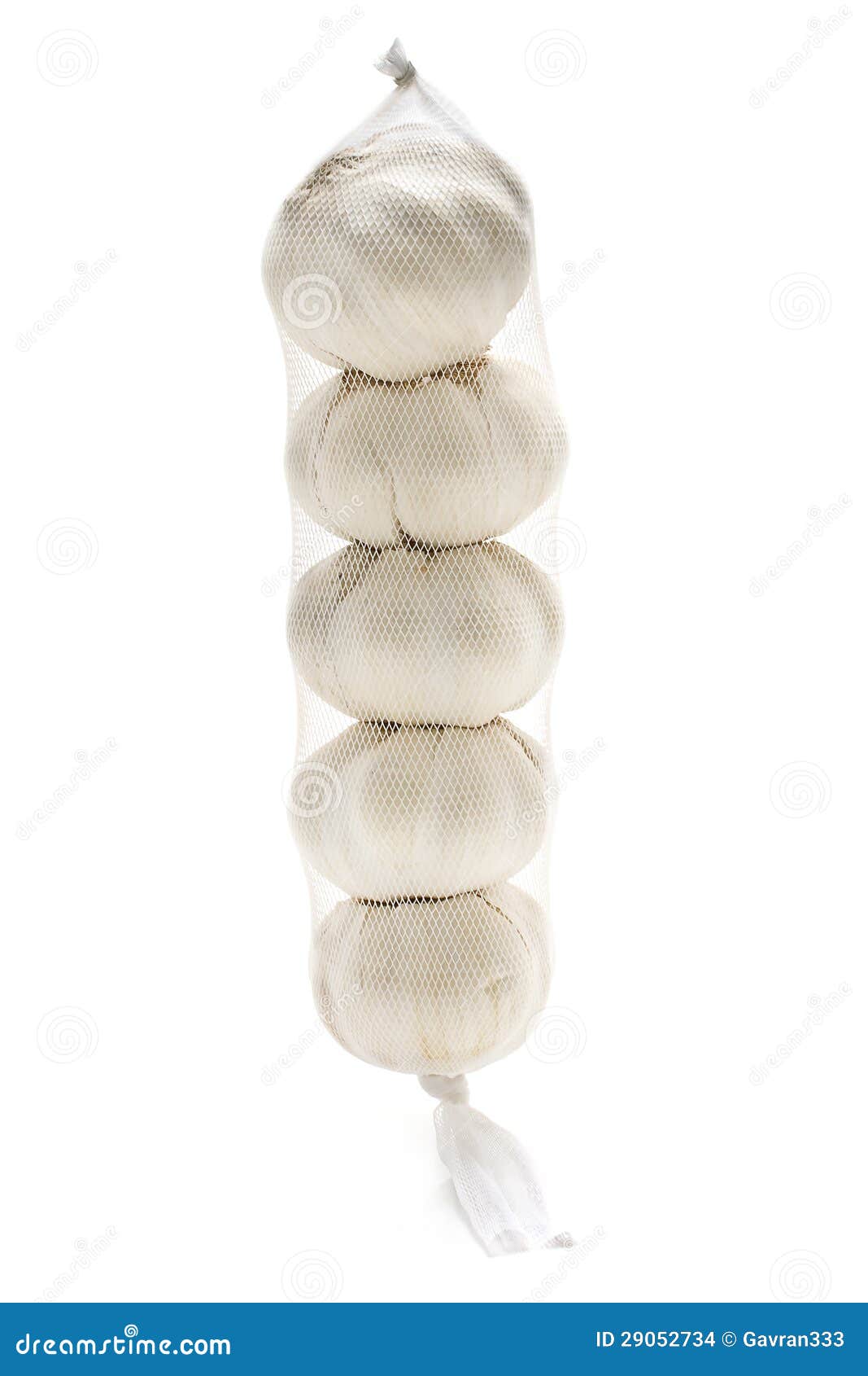 Net with garlic bulbs stock photo. Image of herb, agriculture - 29052734