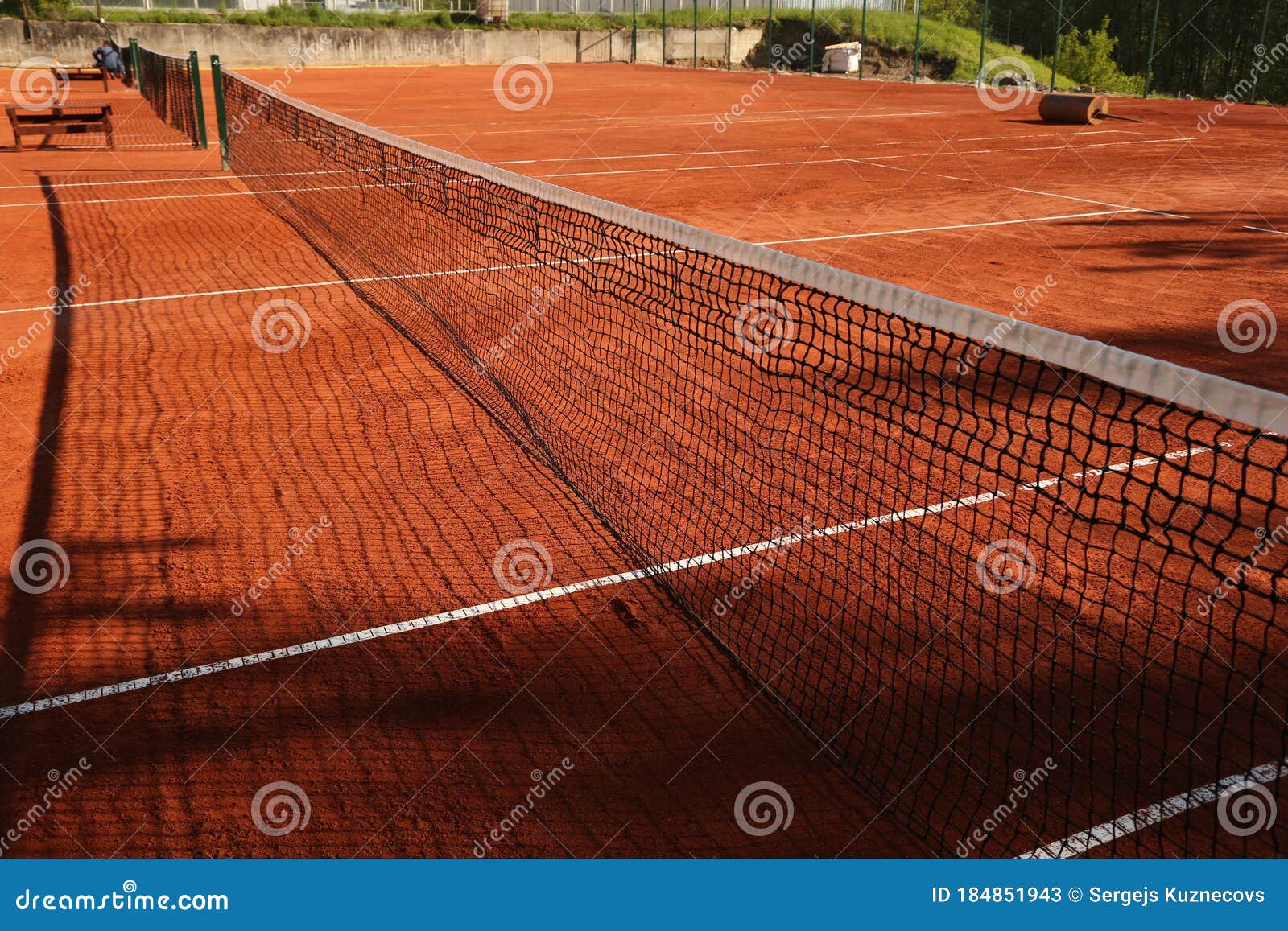 Net on Ground Court on Day Light Stock Image - Image of lifestyle ...