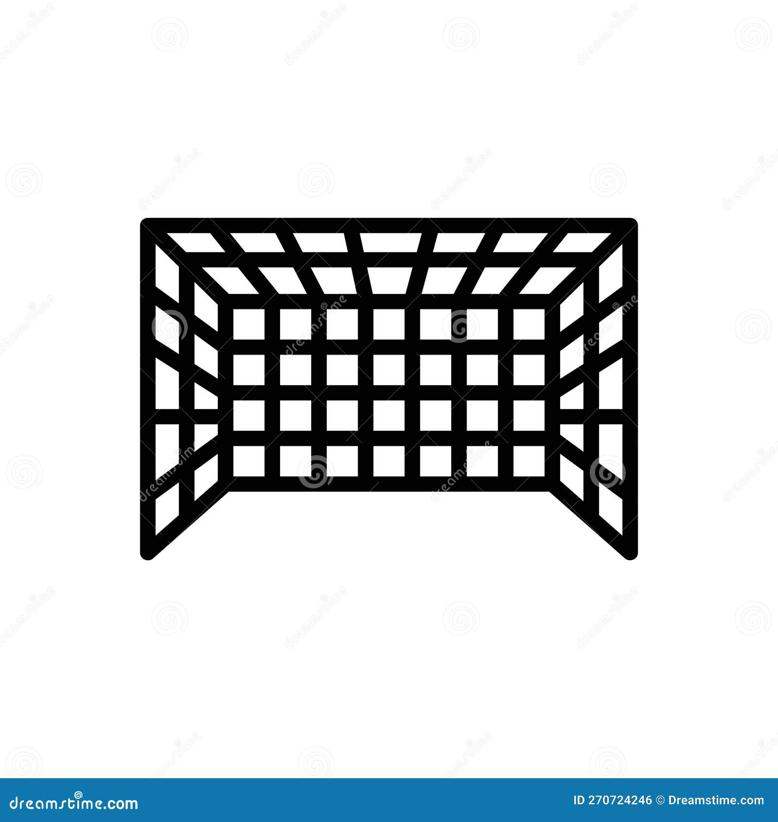 Black Line Icon for Net, Mesh and Waves Stock Vector - Illustration of ...