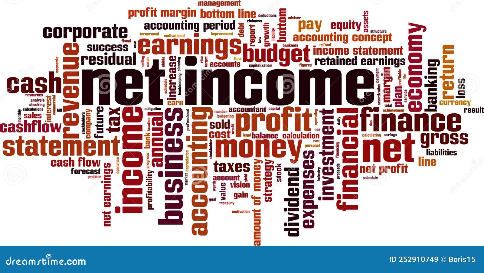 Income Tax Word Cloud Concept On A Blackboard Stock Photo ...