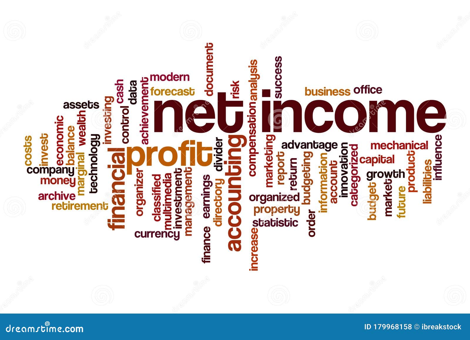 Net Income Word Cloud Concept Stock Photo - Image of innovation ...