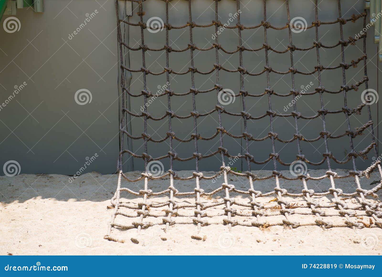 Net for kid in playground stock image. Image of extreme - 74228819