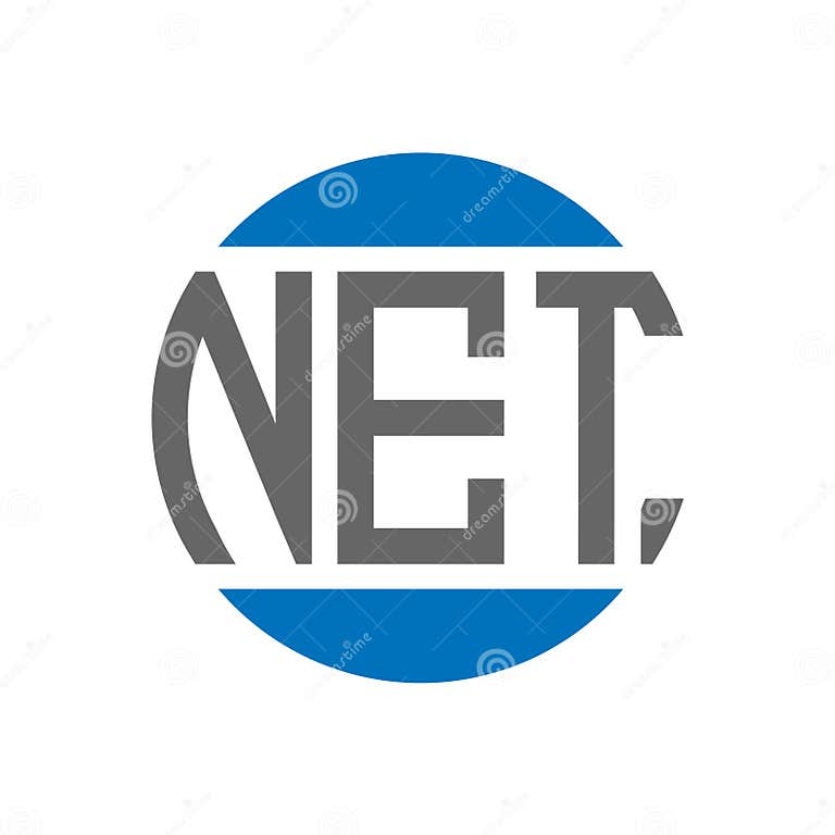 NET Letter Logo Design on White Background. NET Creative Initials ...