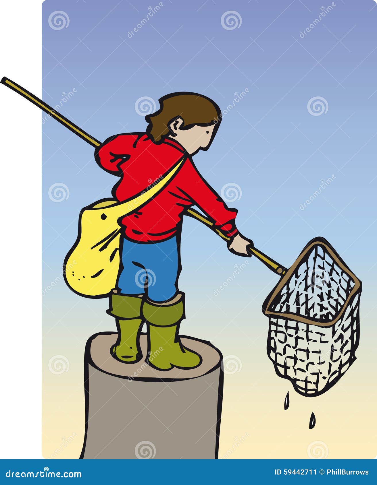 Net man stock vector. Illustration of employment, story - 59442711