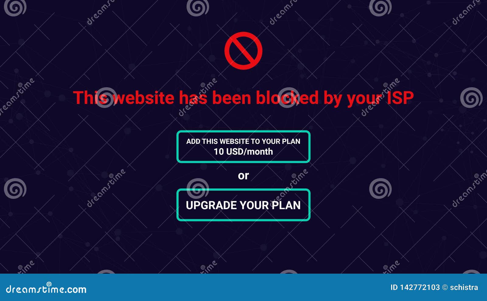Net Neutrality, Site Blocked By ISP, Request To Upgrade Plan Royalty ...