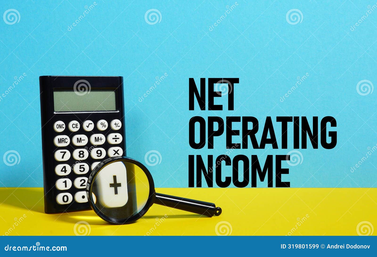 Net Operating Income NOI is Shown As the Business Concept Stock Image ...